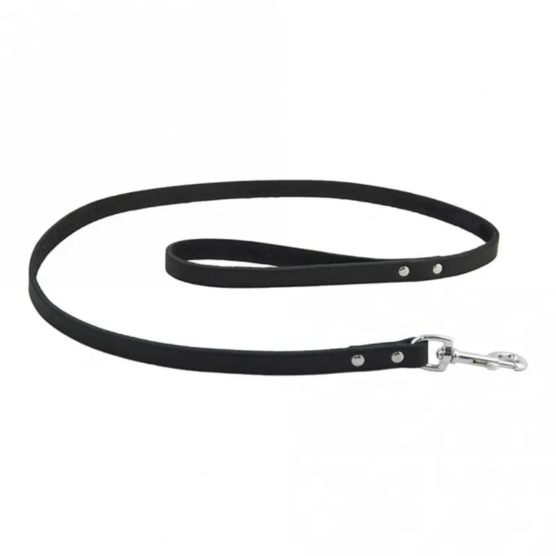 Earthbound Soft Country Leather Lead in Black